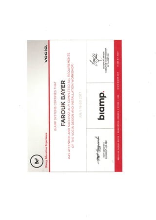 Biamp Certification | PDF | Computer Software and Applications | Computing