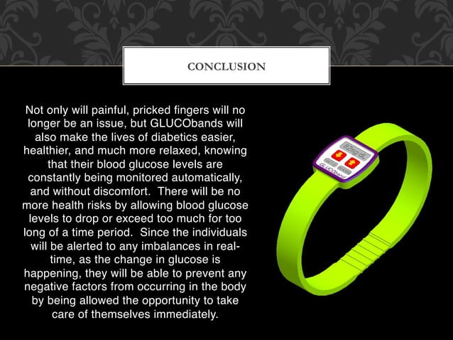 GLUCOband - Bianca Lennarz - DESMA9 Fall 2013 Midterm | PPT