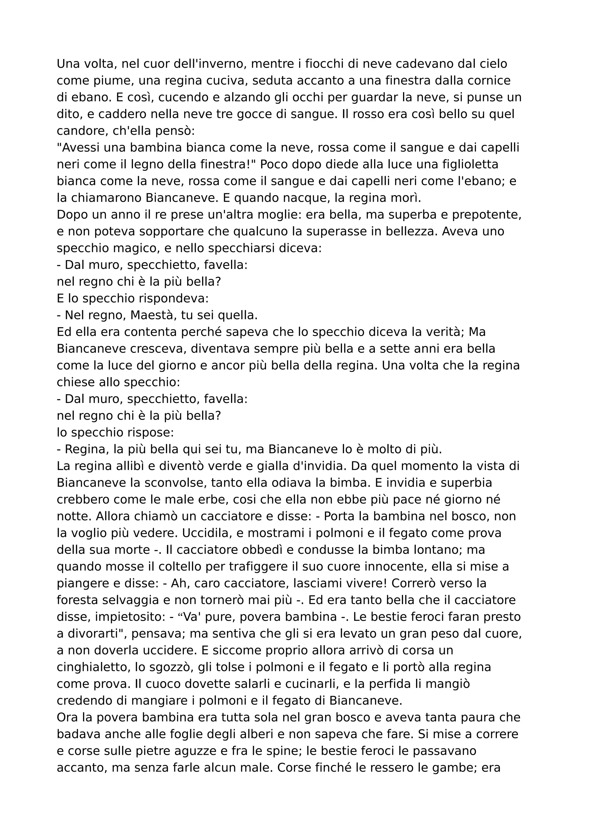 Biancaneve e i sette nani | PDF