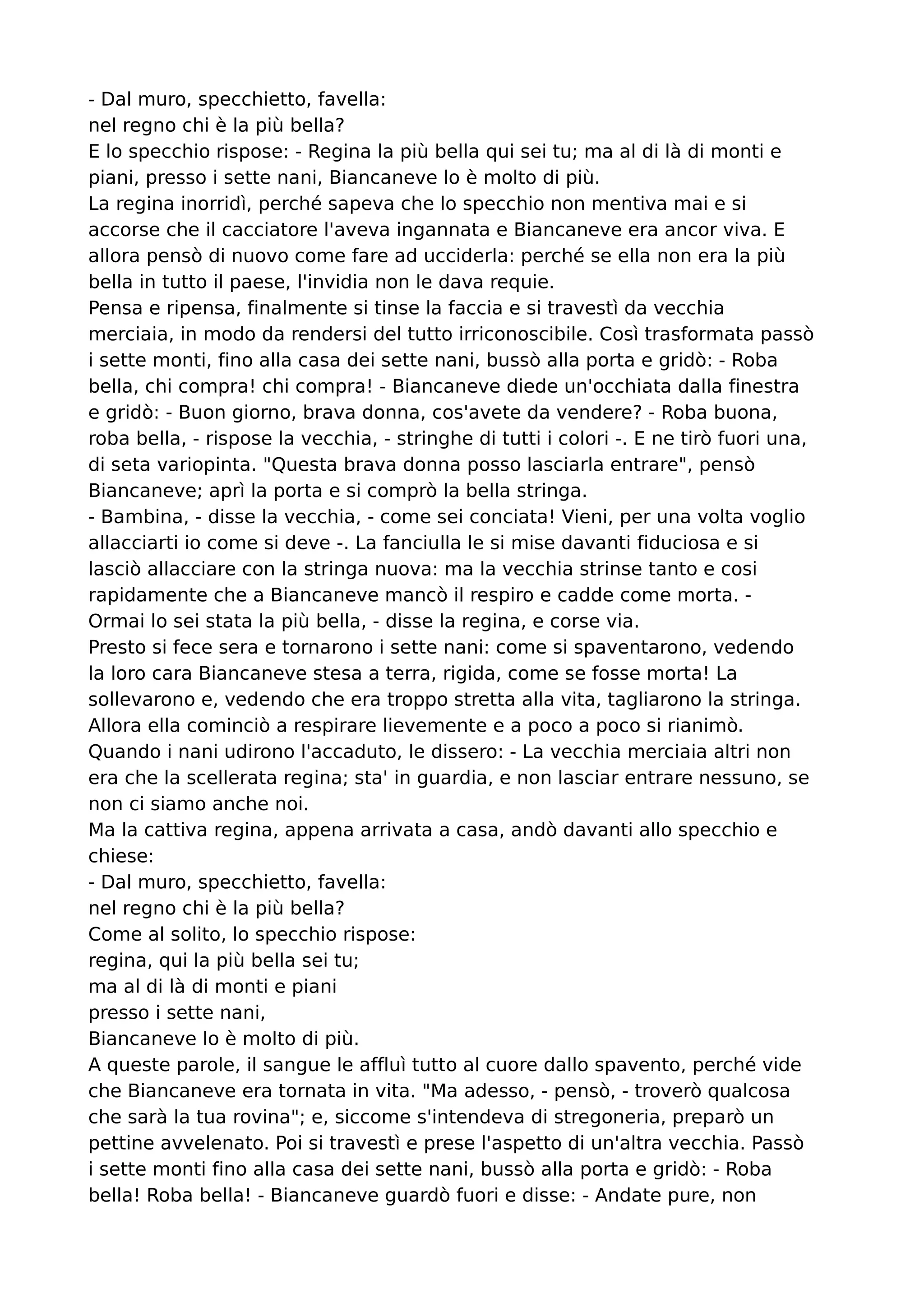 Biancaneve e i sette nani | PDF