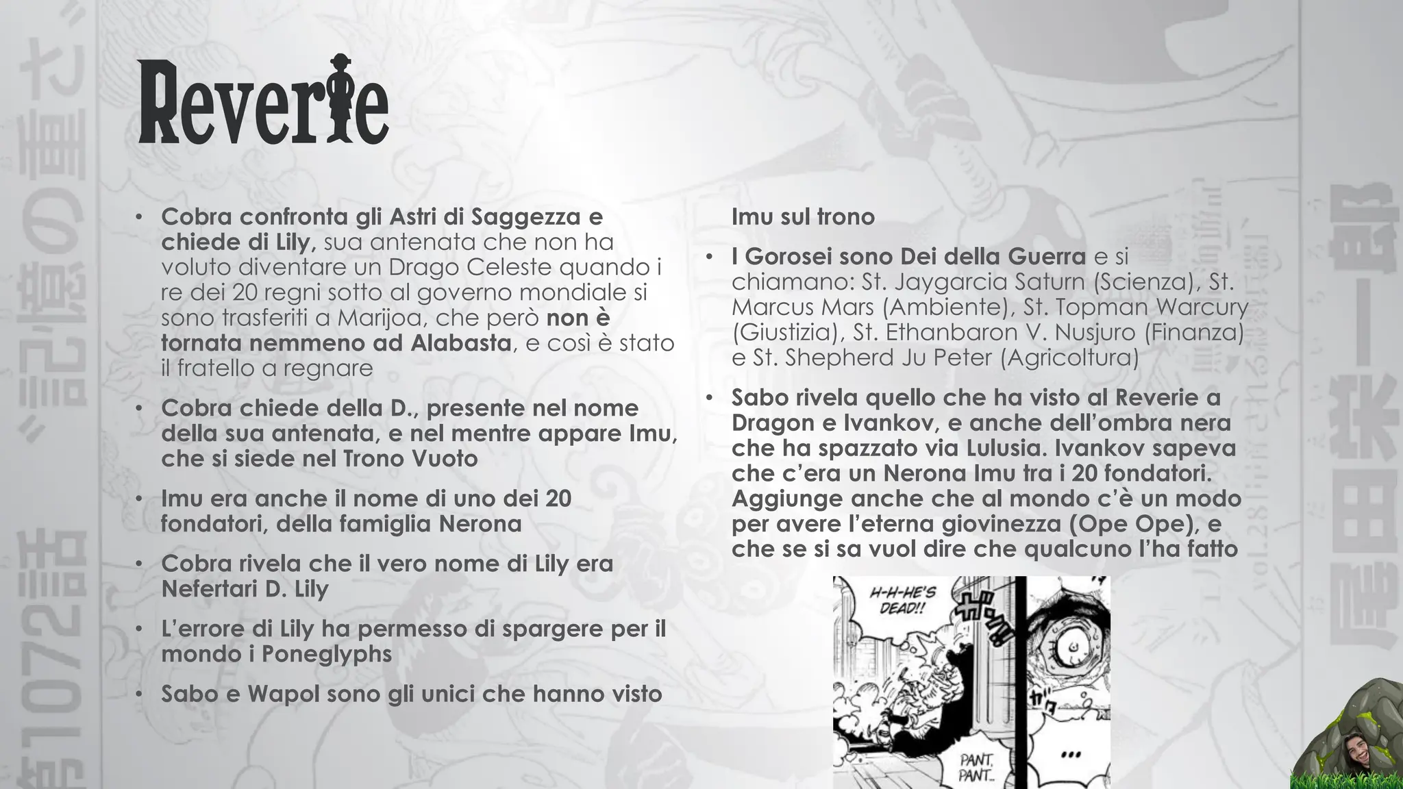 One Piece: Riassunto Saga di Egghead | PDF