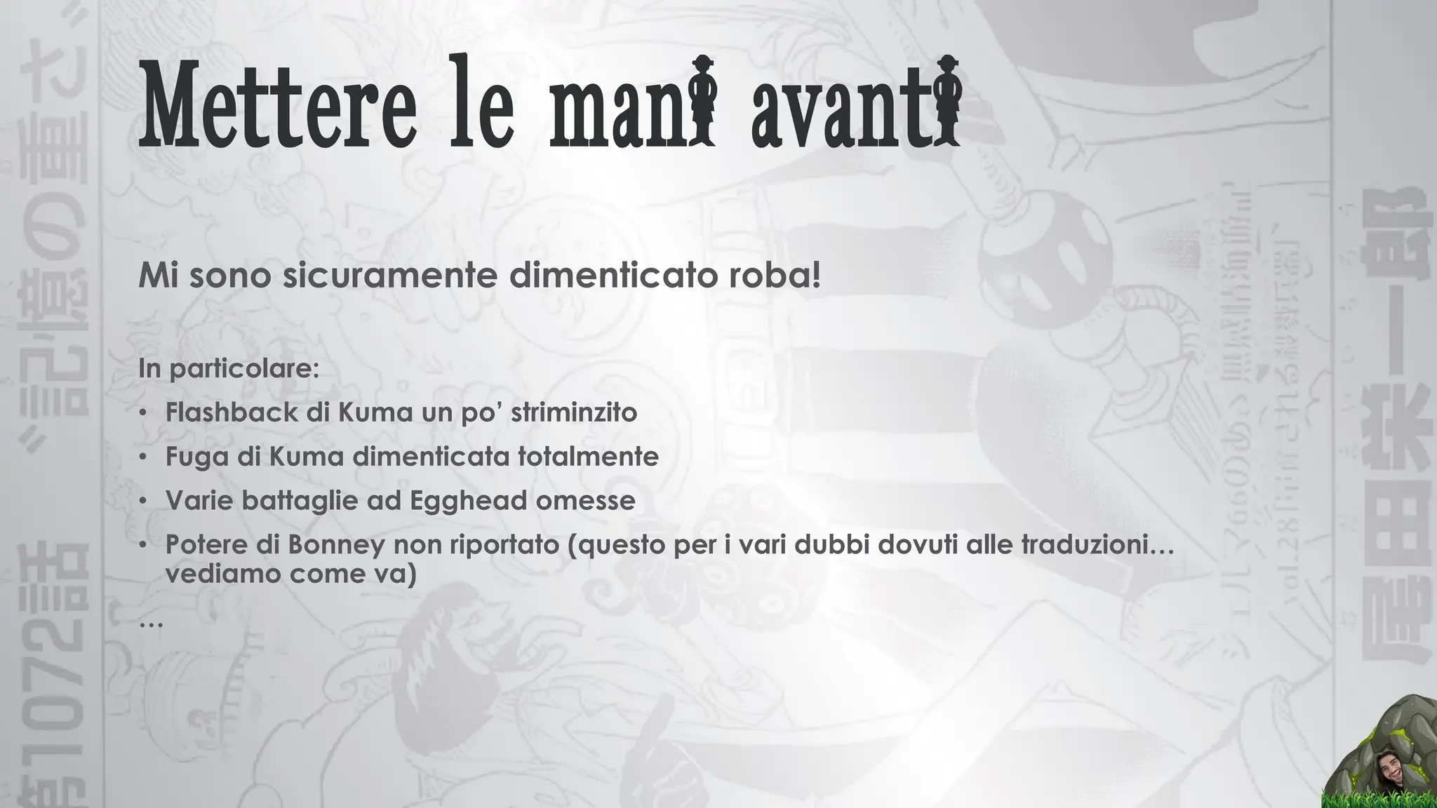 One Piece: Riassunto Saga di Egghead | PDF