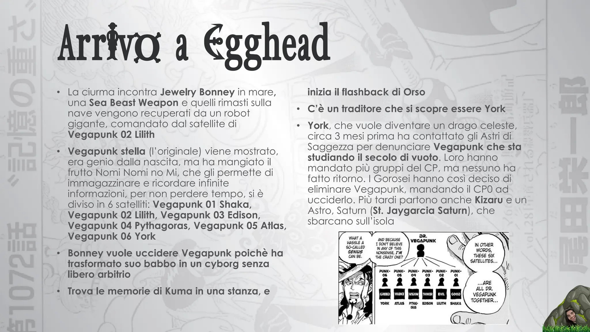 One Piece: Riassunto Saga di Egghead | PDF