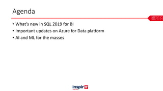 Bi and AI updates in the Microsoft Data Platform stack | PPT