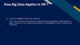 Big Data, Business Intelligence, HR Analytics - How they are related ...
