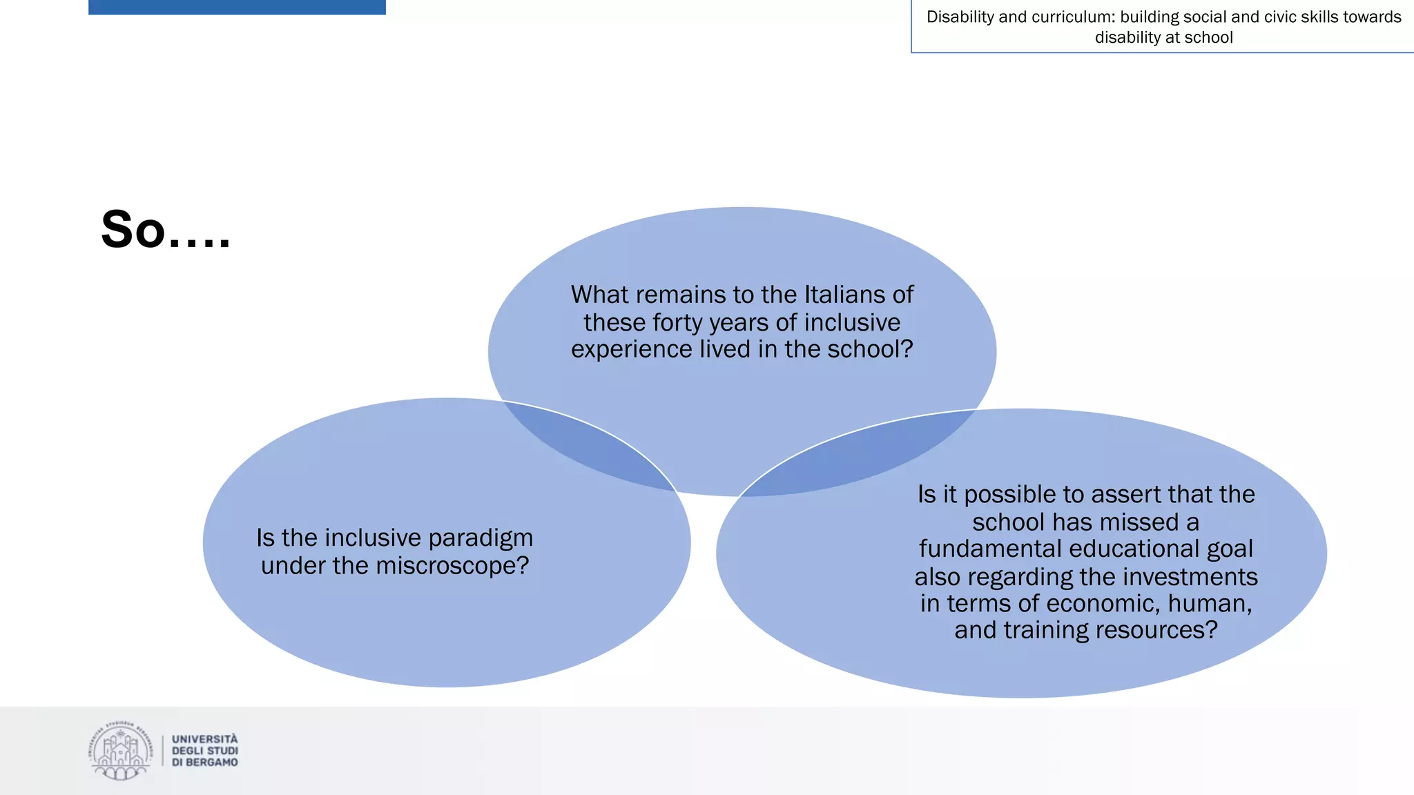 Disability and curriculum: building social and civic skills towards ...