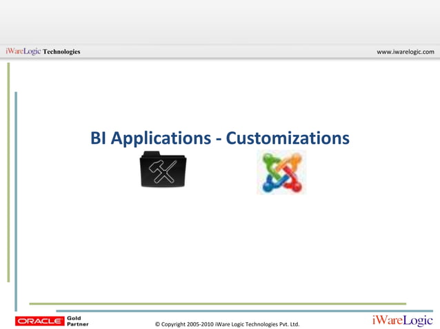 ORACLE BI APPLICATIONS – IMPLEMENTATION & CUSTOMIZATION FOR ORACLE EBS | PPTX