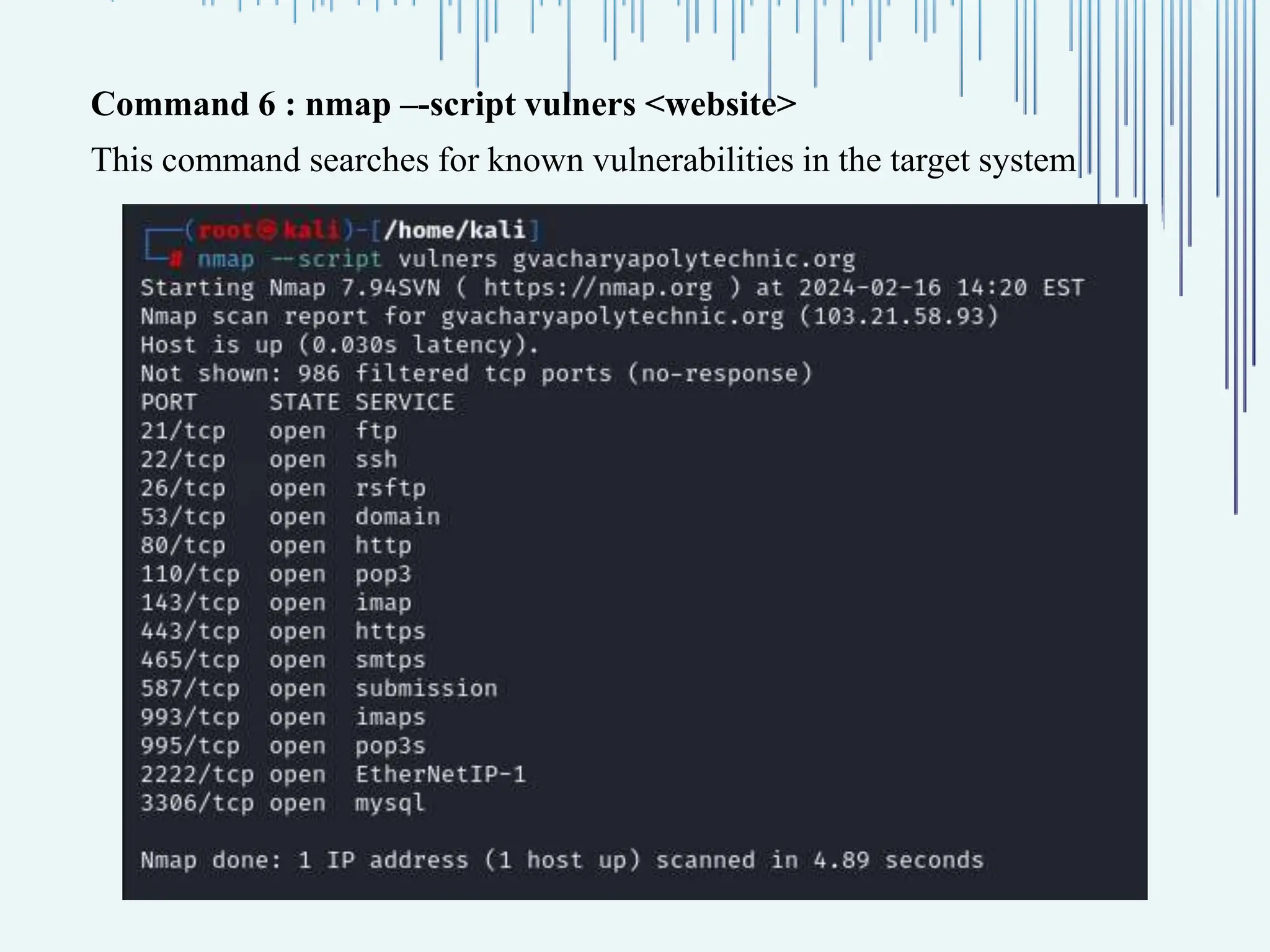 Cyber Security Project : Comprehensive Vulnerability Analysis Report.pptx | Computer Networking ...