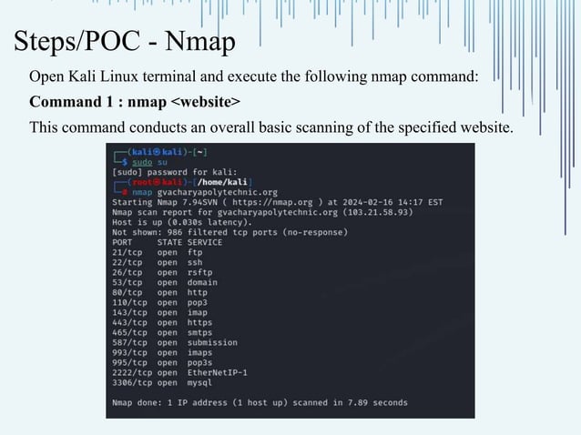 Cyber Security Project : Comprehensive Vulnerability Analysis Report.pptx | Computer Networking ...