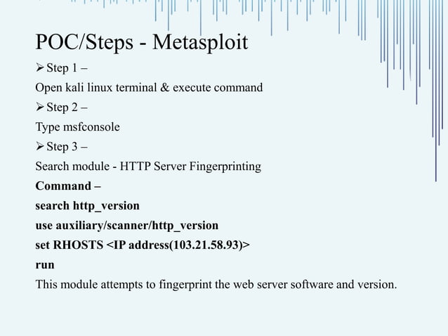 Cyber Security Project : Comprehensive Vulnerability Analysis Report.pptx | Computer Networking ...