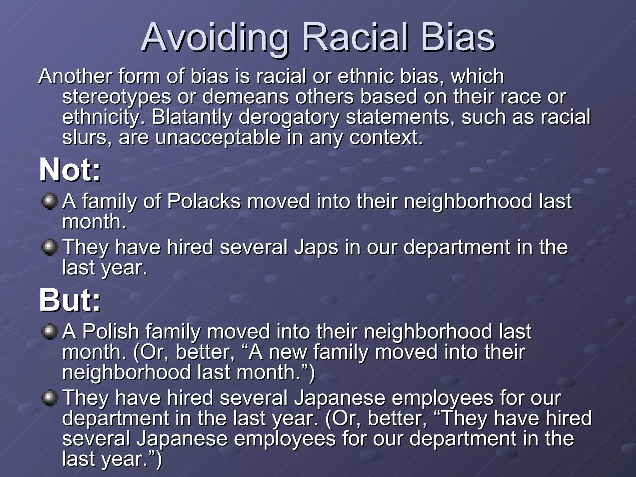 Bias | PPT