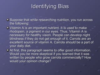 Bias | PPT