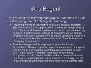 Bias | PPT
