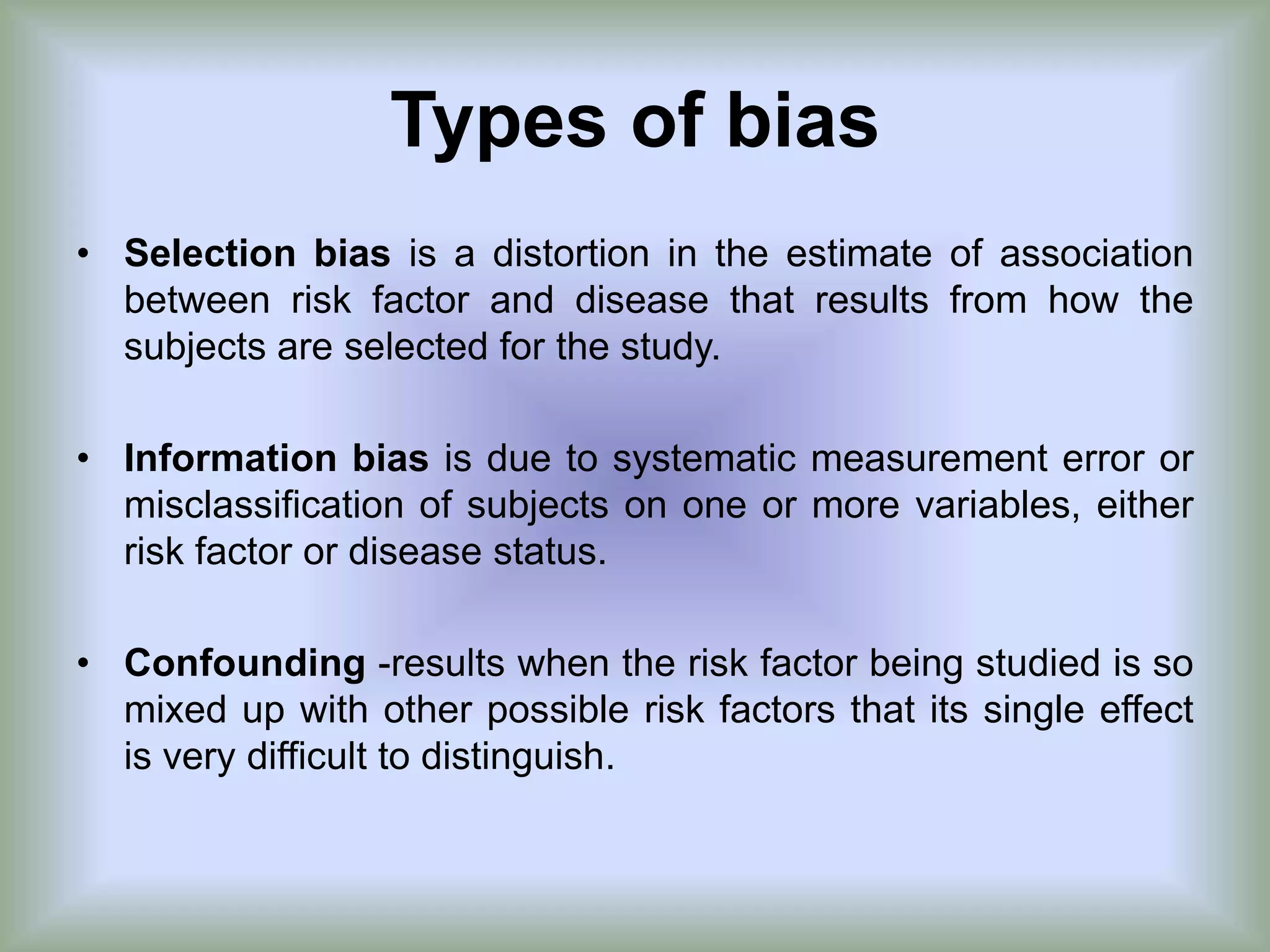 Bias and errors | PPTX