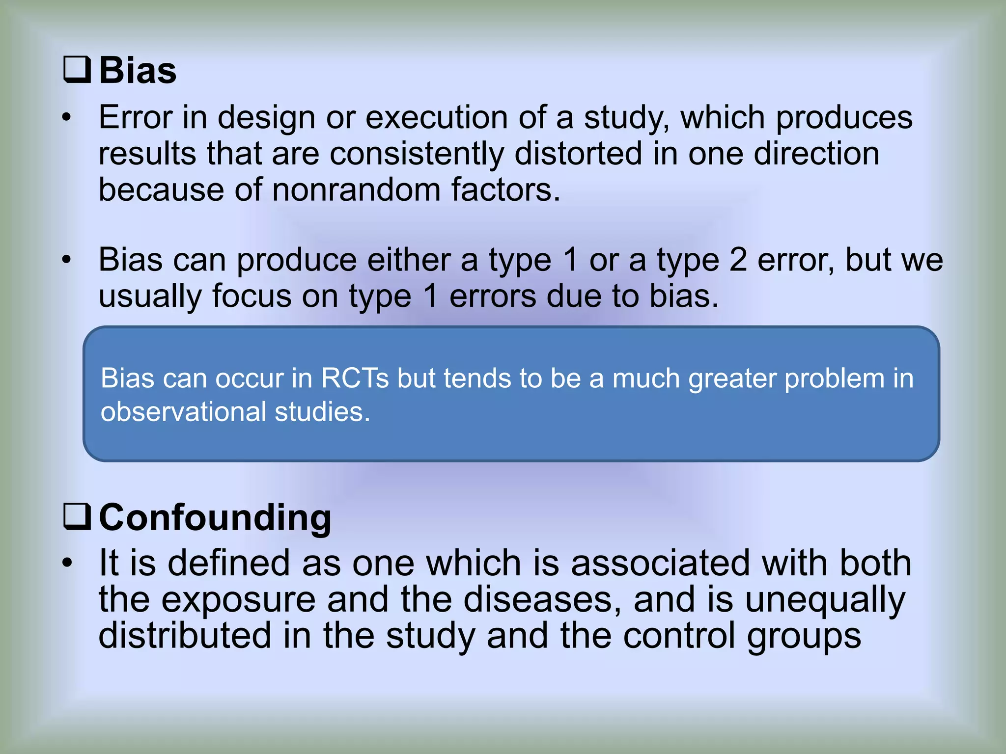 Bias and errors | PPTX