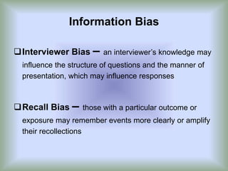 Bias and errors | PPTX