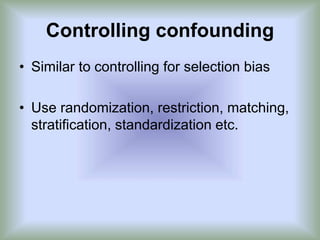 Bias and errors | PPTX