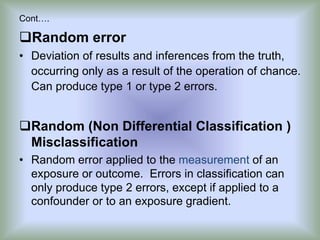 Bias and errors | PPTX