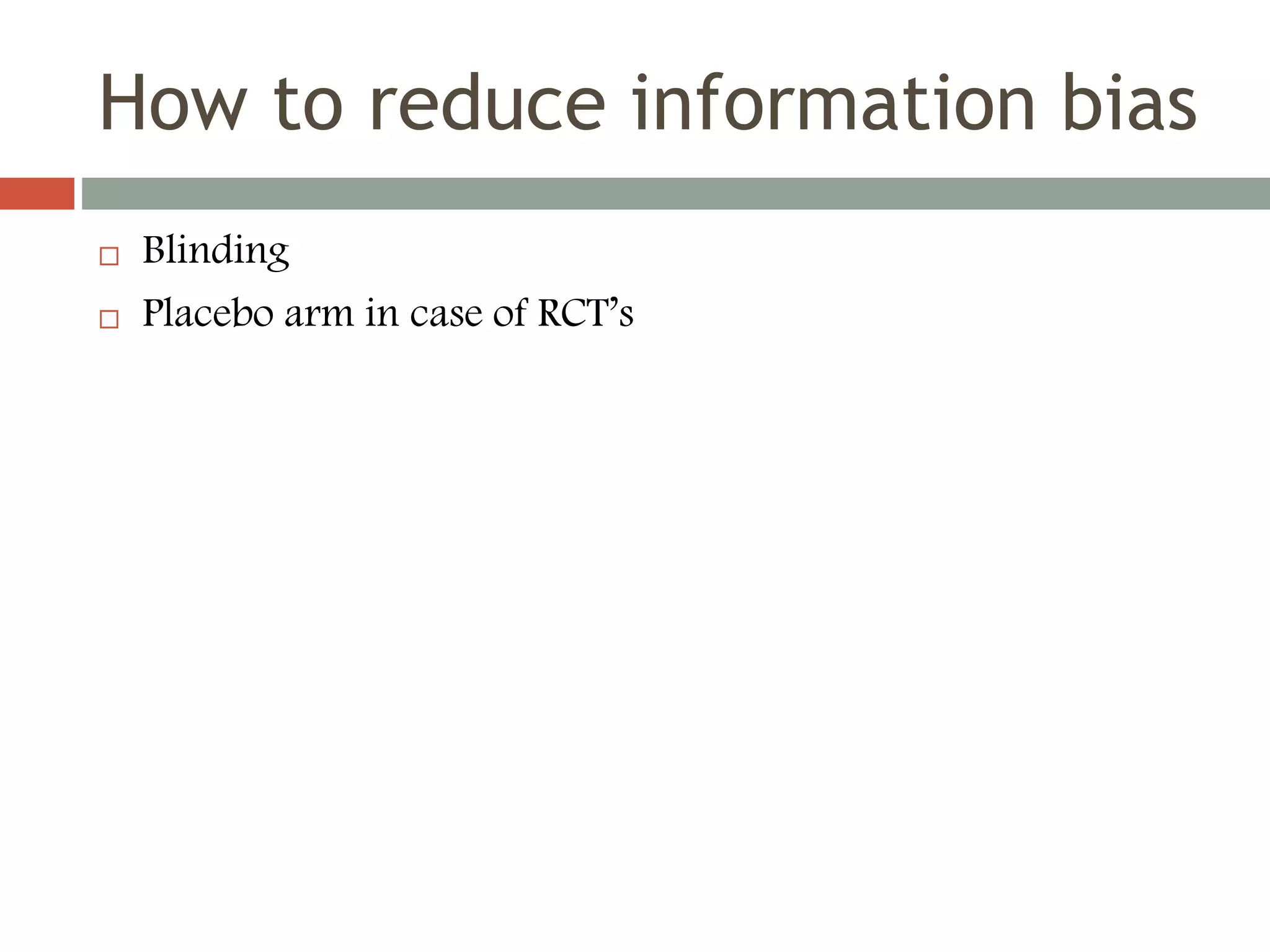 Bias in health research | PPTX