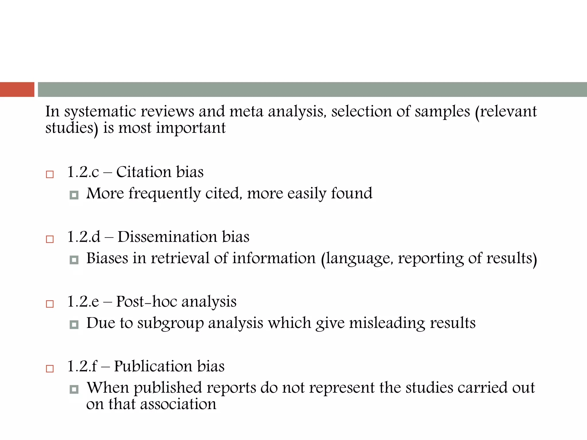Bias in health research | PPTX