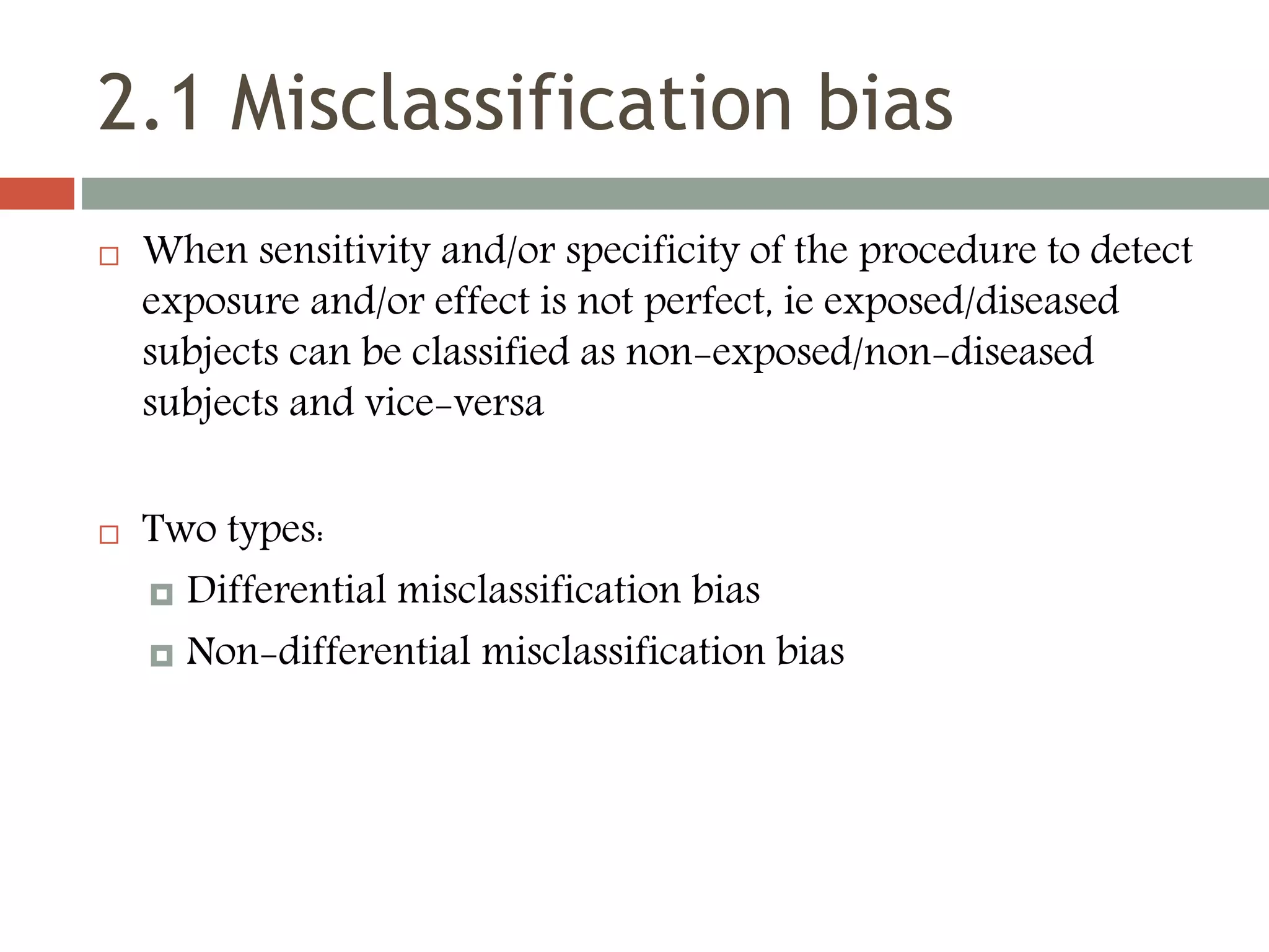 Bias in health research | PPTX