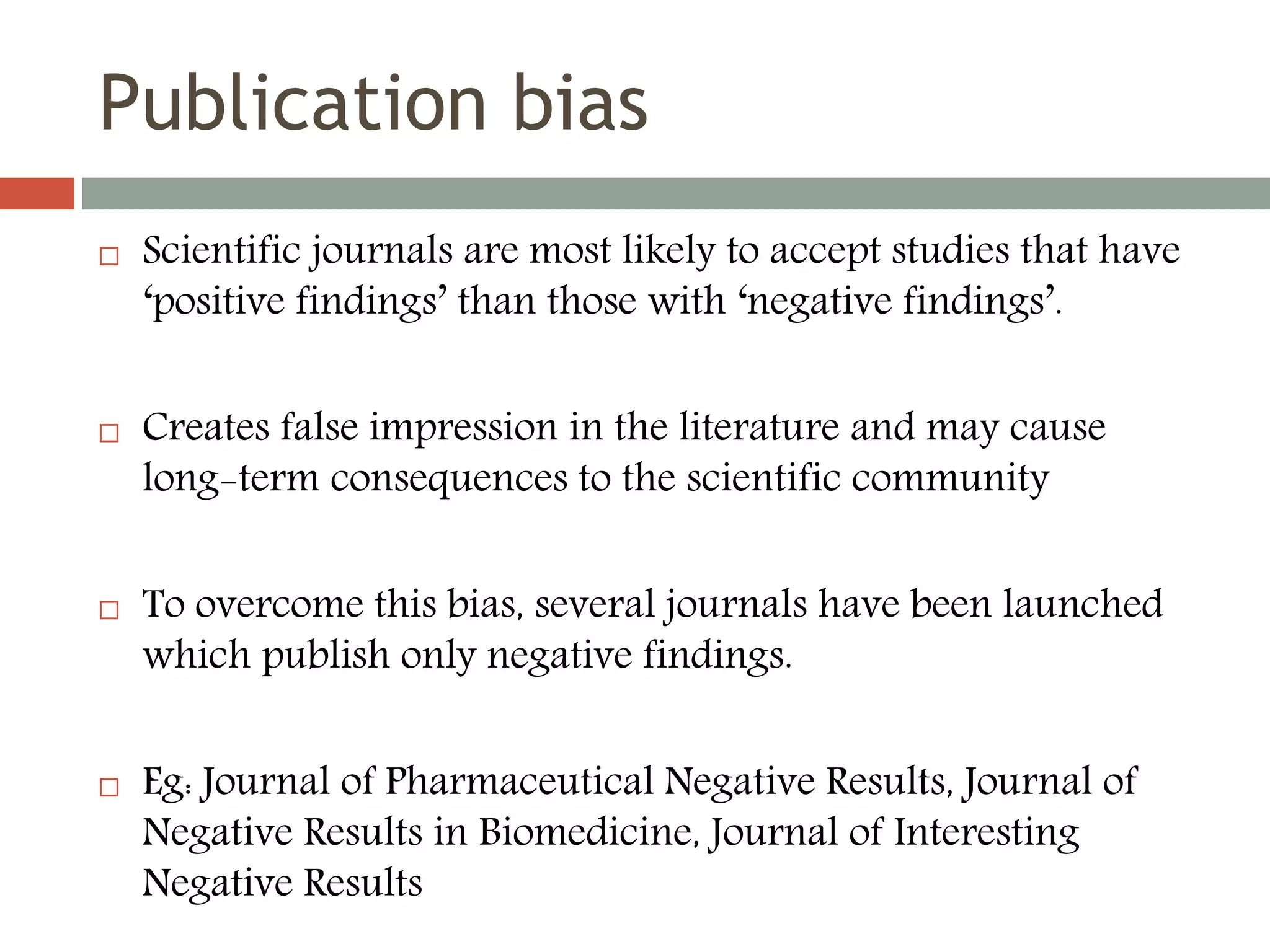 Bias in health research | PPTX