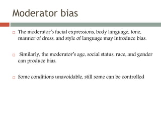 Bias in health research | PPTX