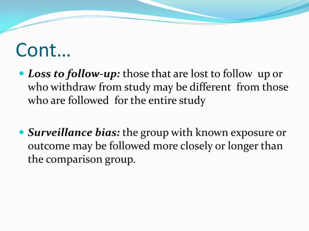 Bias and confounding | PDF