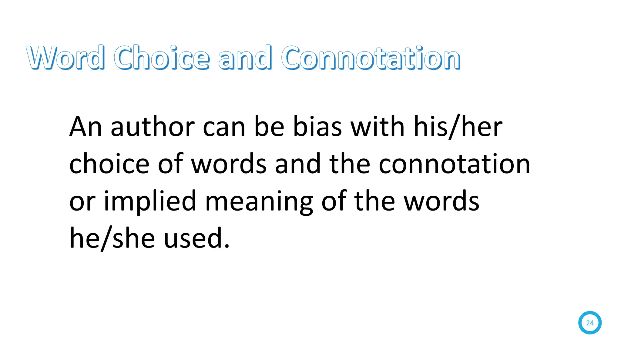 RECOGNIZING AUTHOR'S BIAS HOW TO RECOGNIZE AUTHORS BIAS | PPTX