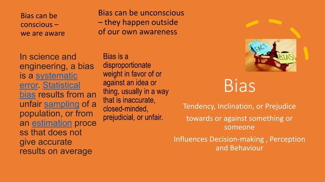 Understanding Bias: Its Impact on the Workplace and Individuals | PPT