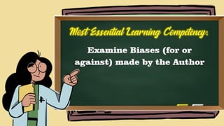 bias 8.pptx English 8 PowerPoint Presentation | PPTX