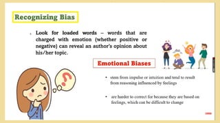 bias 8.pptx English 8 PowerPoint Presentation | PPTX