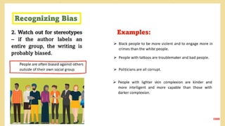 bias 8.pptx English 8 PowerPoint Presentation | PPTX
