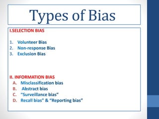 Bias and confounding | PDF