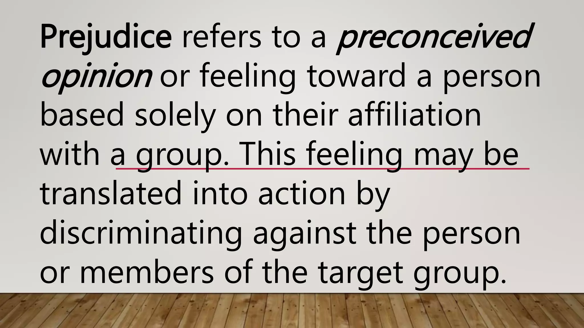BIAS AND PREJUDICE.pptx | Debated Sensitive Social Issues | Sensitive Topics