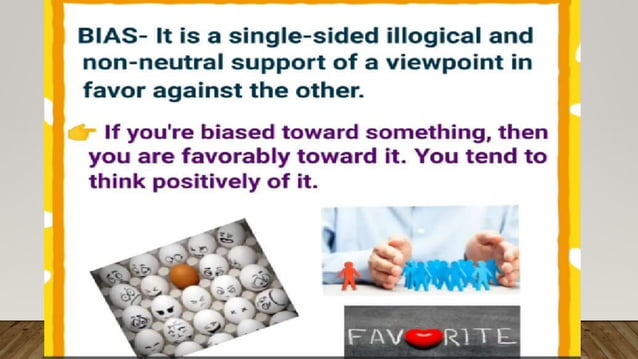BIAS AND PREJUDICE.pptx | Debated Sensitive Social Issues | Sensitive Topics