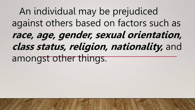 BIAS AND PREJUDICE.pptx | Debated Sensitive Social Issues | Sensitive Topics