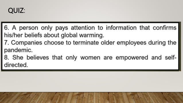 BIAS AND PREJUDICE.pptx | Debated Sensitive Social Issues | Sensitive Topics