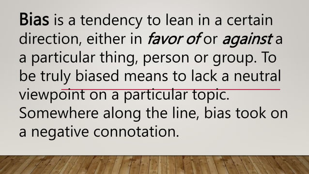 BIAS AND PREJUDICE.pptx | Debated Sensitive Social Issues | Sensitive Topics