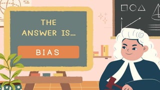 Biases and Prejudice powerpoint quiz/test | PPTX