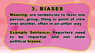 BIAS AND PREJUDICE - ENGLISH GRADE 9 - QUARTER 3.pptx