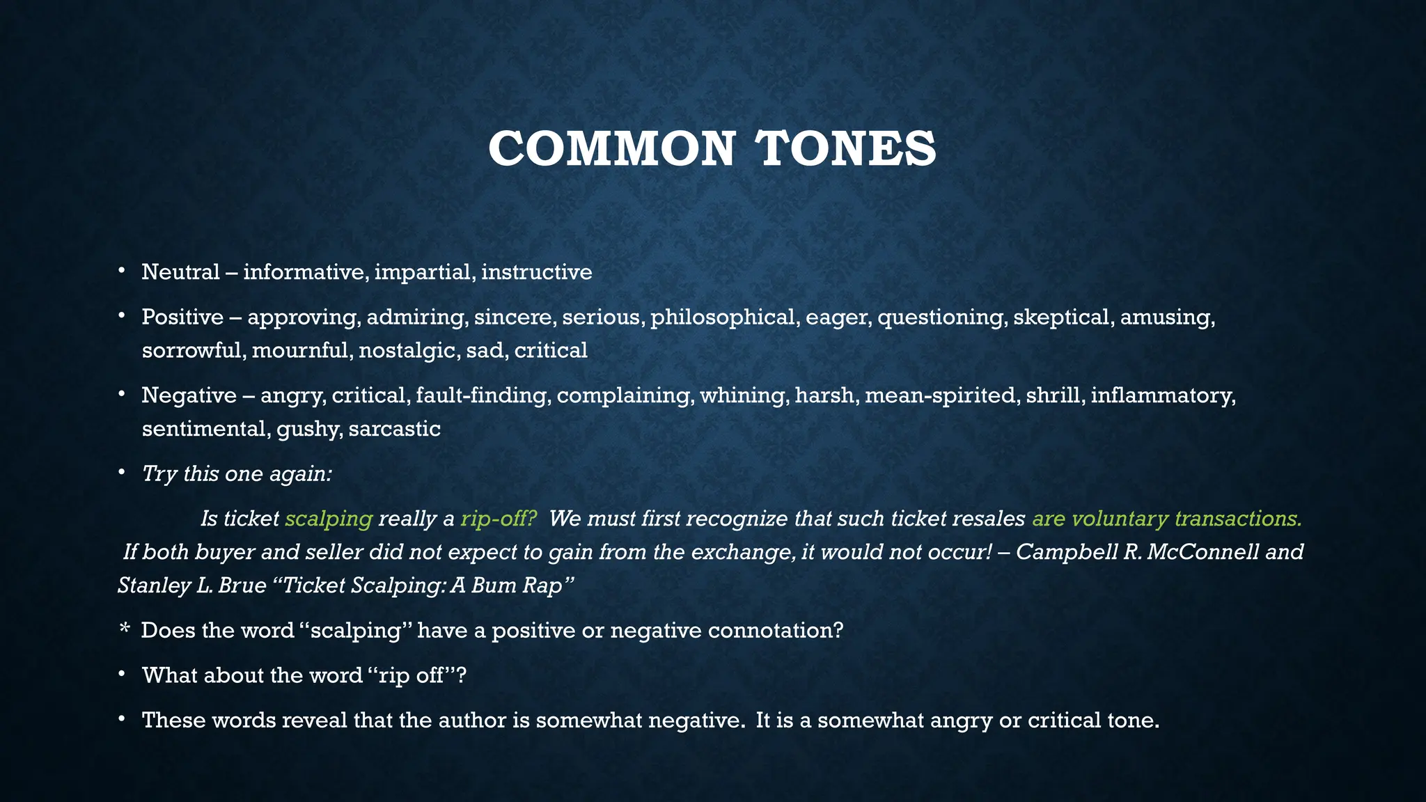 Bias and Tone and Fact vs. Opinion .pptx