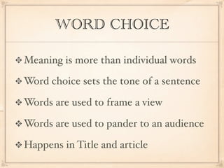 Bias in business reading | KEY