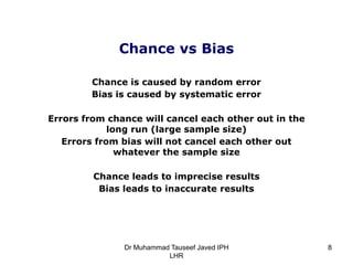 Bias, confounding and fallacies in epidemiology | PPSX