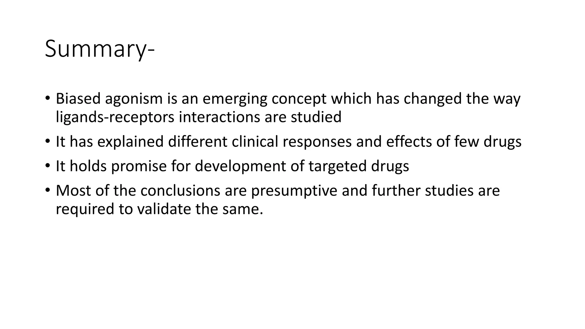 Biased agonism | PPTX | Endocrine and Metabolic Diseases | Diseases and ...
