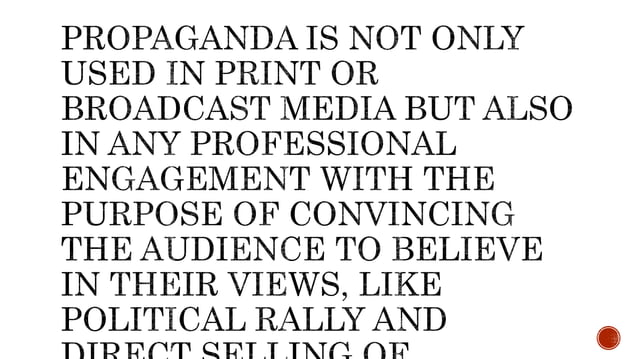 BIASES and PROPAGANDA.pptx | Social Networking | Internet