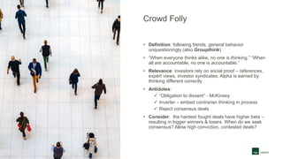 Investor’s View: Understanding and avoiding biases | PPTX