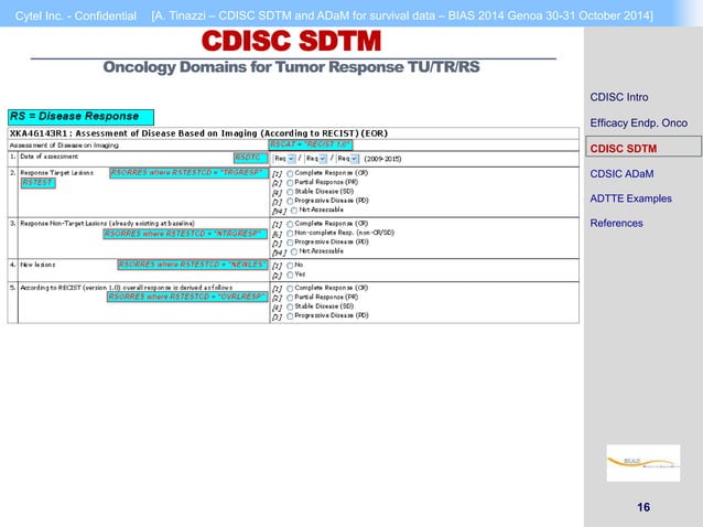 CDISC SDTM and ADaM for survival data | PPTX