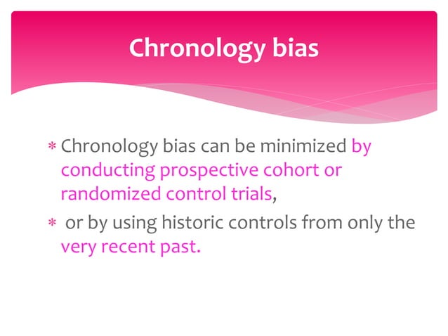 Bias in clinical research | PPTX | Medical Health