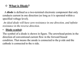 Biasing a diode and approximation of diode.pptx